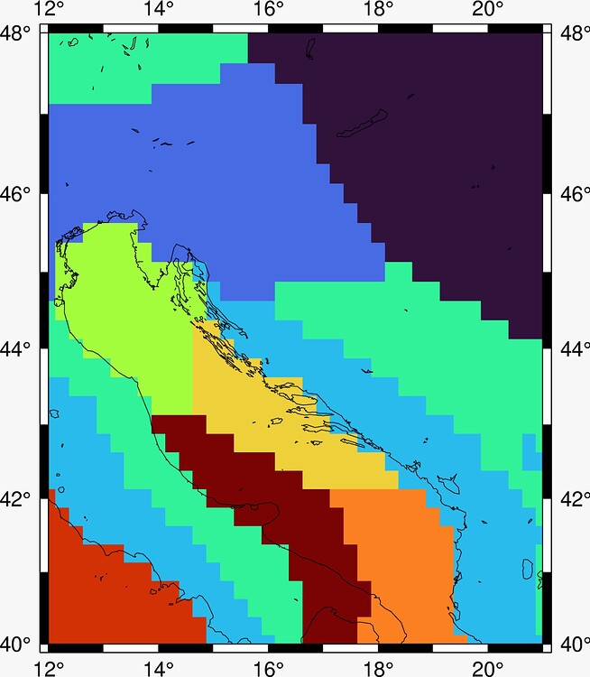 How To Plot 2d Ndarray Data Onto Coastlines Python Pygmt Qanda Gmt Community Forum