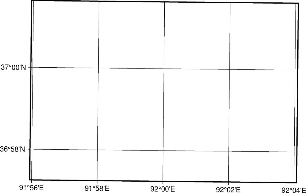 Making the grid lines tilted in UTM projection, while the frame remains not tilted - PyGMT Q&A ...
